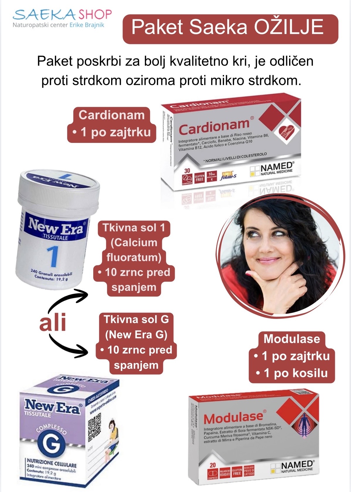 Paket Saeka OŽILJE | Saeka - Shop